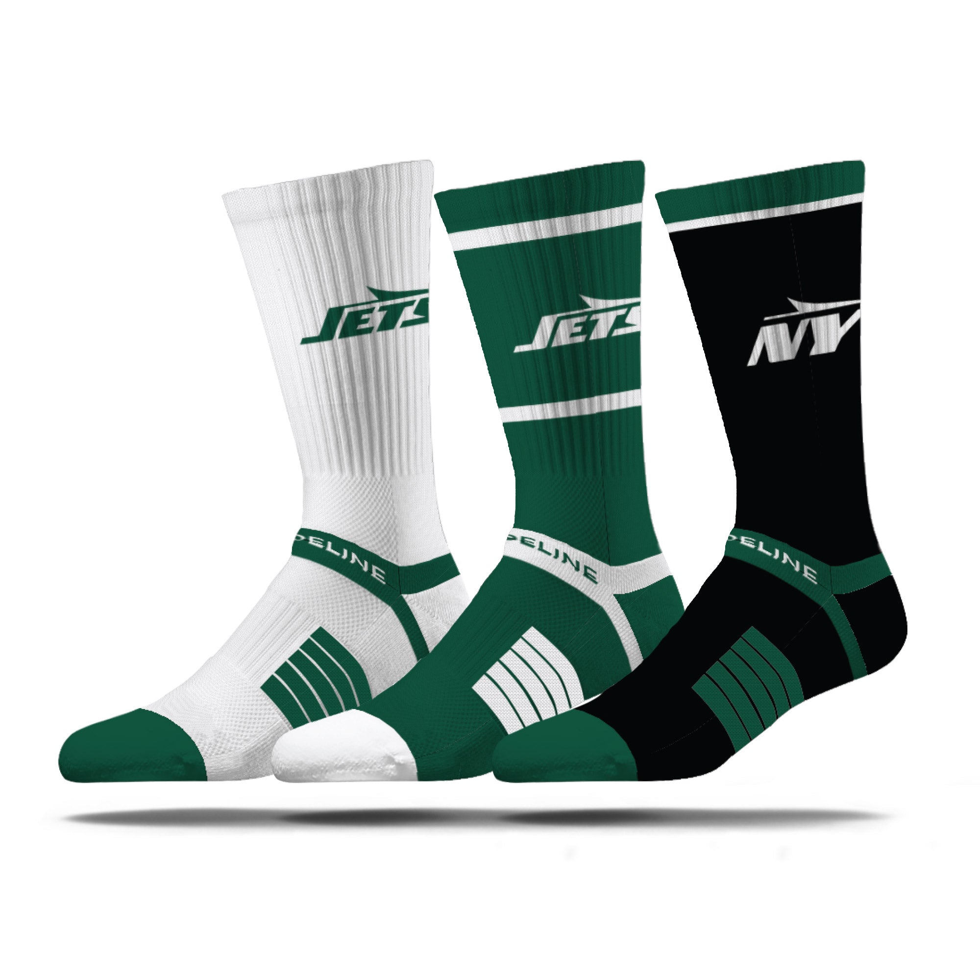 New York Jets | Premium Knit Crew | NFL 3 Pack Box | N02414879ML
