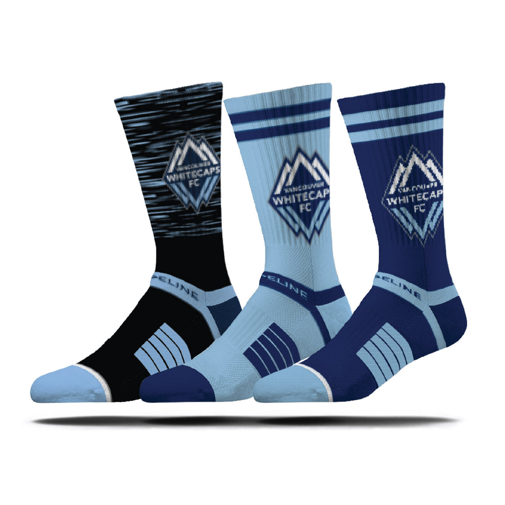 Vancouver Whitecaps FC | Premium Knit Crew | MLS 3 Pack